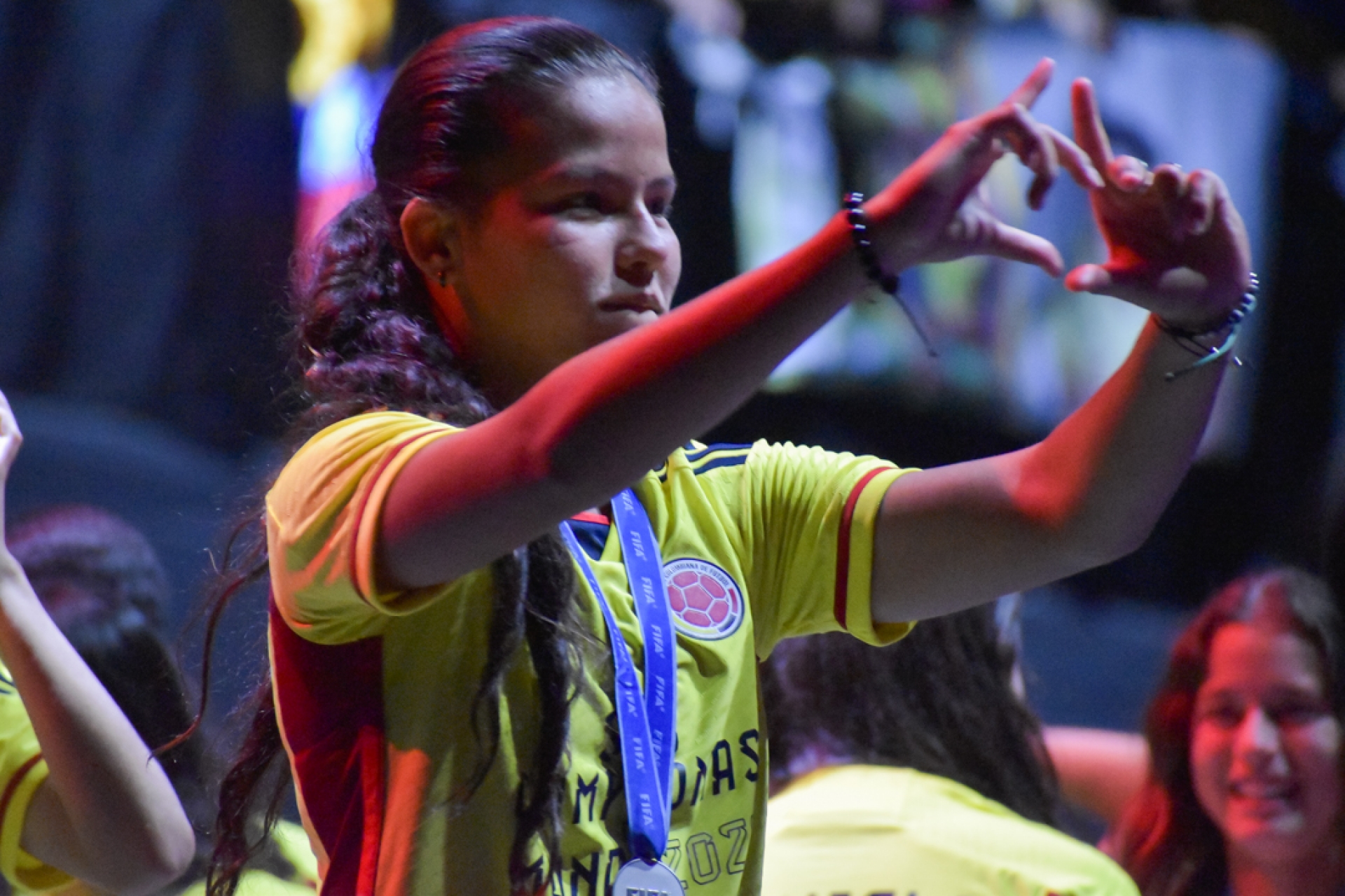 En fotos: así fue la bienvenida a las subcampeonas del mundial femenino ...